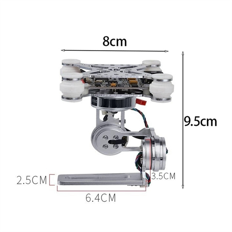 Jual For FPV Aerial Shooting SCT Hawkeye Gimbal Module 2-Axis Gimbal 3 ...