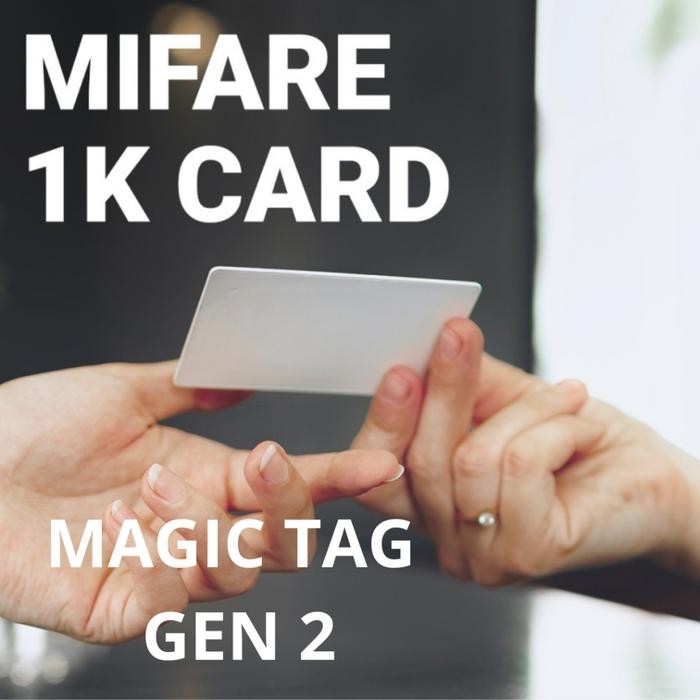 Jual New Kartu Rfid 13.56 Mhz 1k Clone UID Mifare Magic Tag (2ND GEN ...