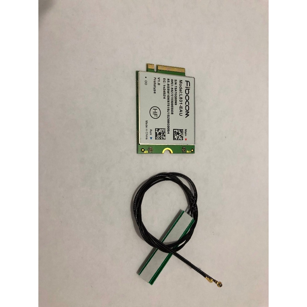 Jual JINYUSHI for Fibocom L831-EAU+2PCS NGFF antennas LTE 4G wireless ...