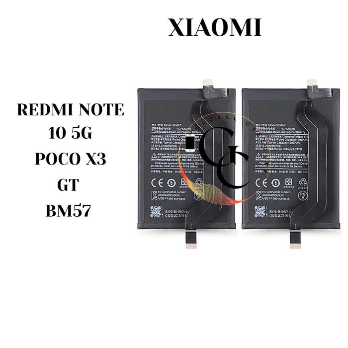 Jual BATERAI XIAOMI REDMI NOTE 10 5G POCO X3 GT BM57 ORIGINAL (BATRE ...