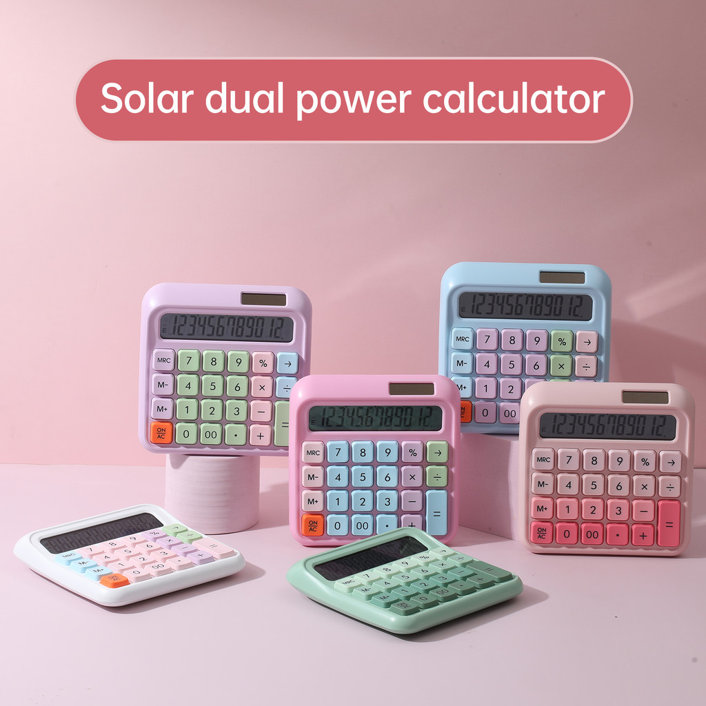 Jual Desktop Calculator 12 Digit Large and LCD Display Big Button ...