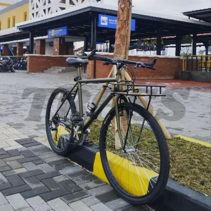 Jual Keranjang Sepeda Depan Estetik Rak Pannier Front Rack Custom ...