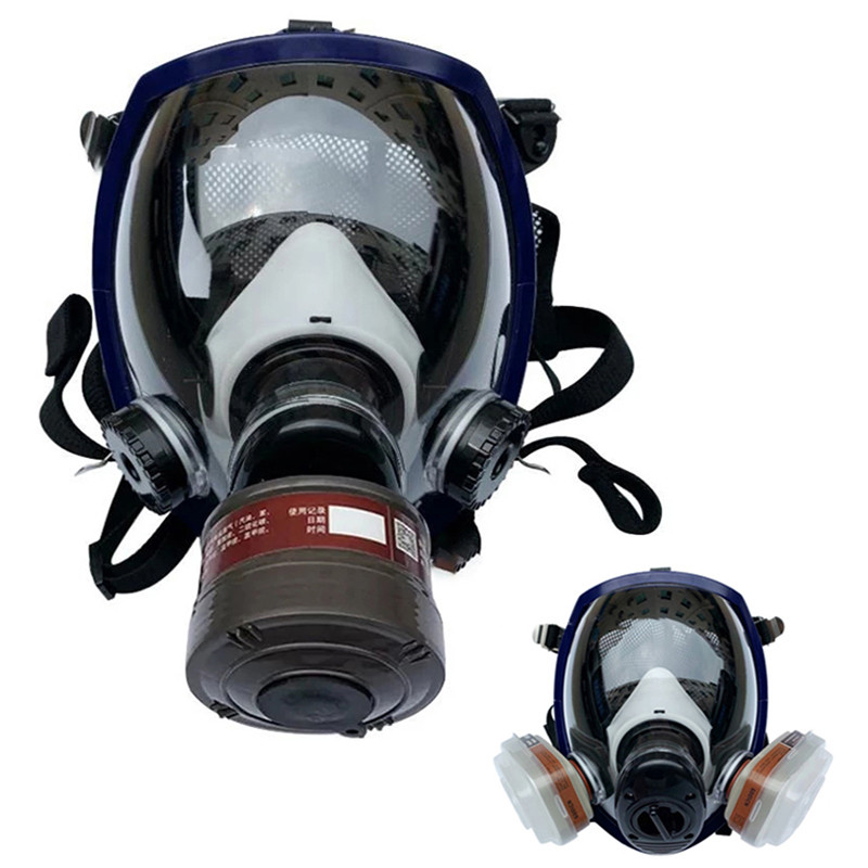 Jual 8100 Full Face Gas Mask Chemical Biological Radioactive ...