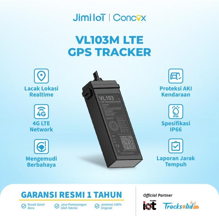 Jual PAKET CONCOX GPS TRACKER VL103 LTE + SIMCARD + SERVER LIFETIME ...