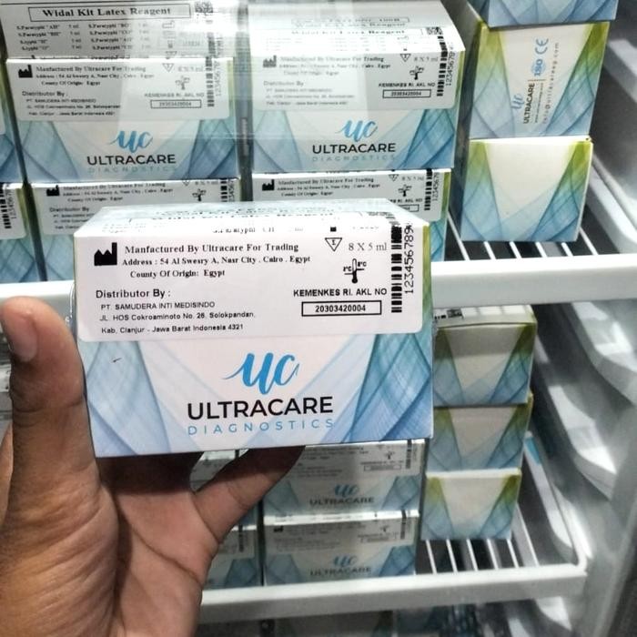 Jual Reagen Widal Kit Salmonella Ultracare 8X15 | Shopee Indonesia