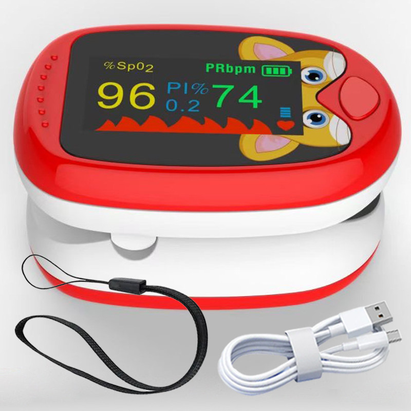 Jual Rechargeable Finger Pulse Oximeter Blood Oxygen Finger Monitor ...