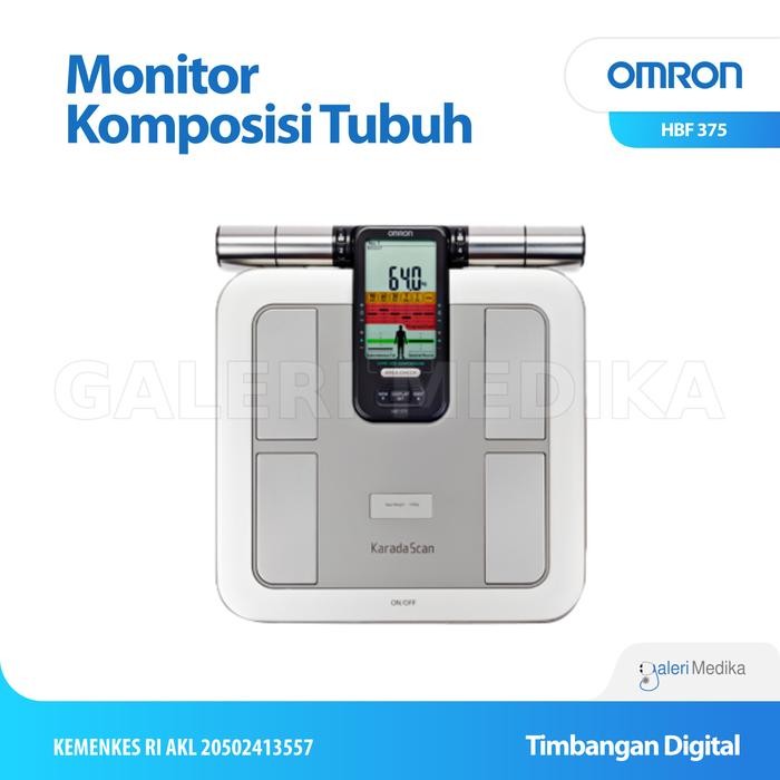 Jual TERBARU!!! Timbangan Badan Digital Omron Karada Scan HBF-375 Body ...