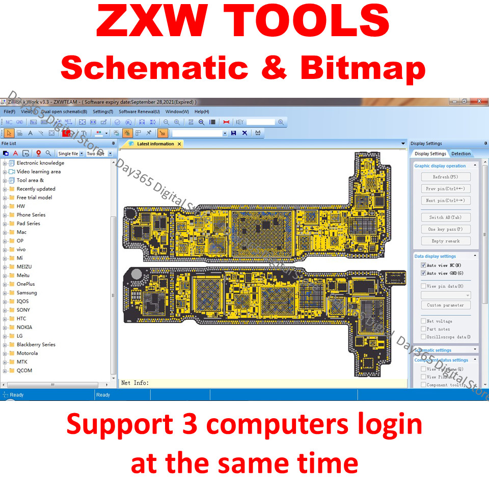 Jual Official ZXW tools renewal for Mobile Phone motherboard repair ...