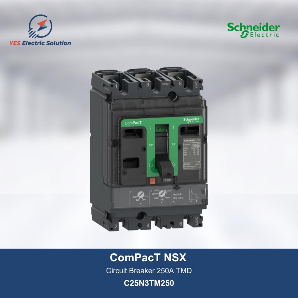 Jual Schneider Electric Circuit breaker ComPacT NSX 250N 250A 3P ...