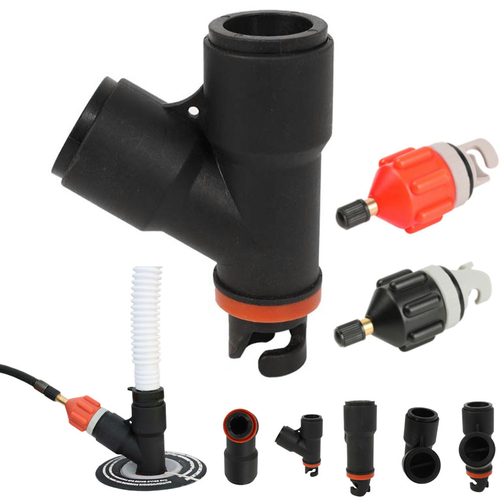 Jual IMPORT Double Air Valve Intake Adapter Compressor Paddle Board ...