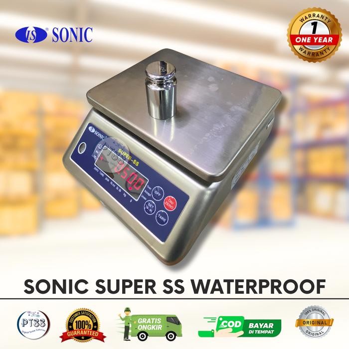 Jual Timbangan Waterproof 6Kg/Timbangan Tahan Air 6 Kg / Sonic Super Ss ...