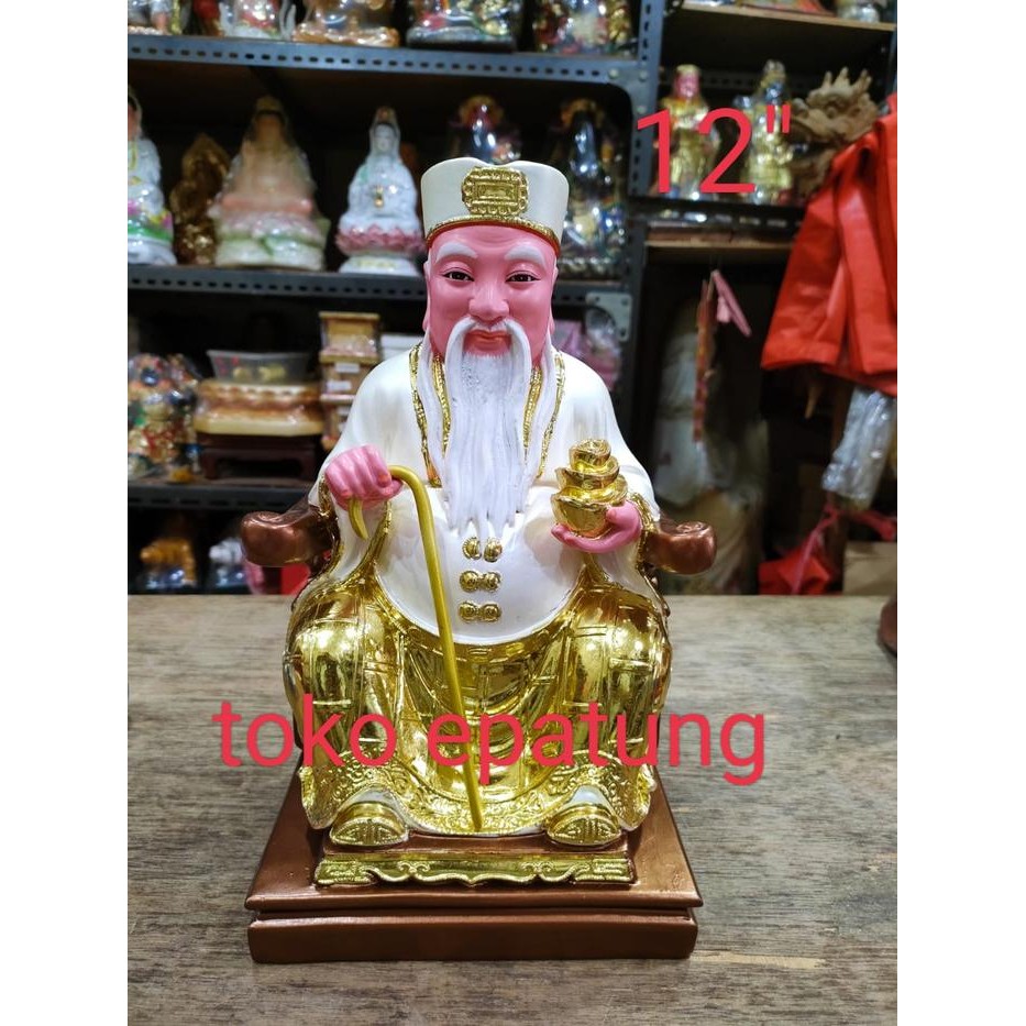 Jual Ready Stok patung datuk warna putih ukuran 12 inch fiber | Shopee ...