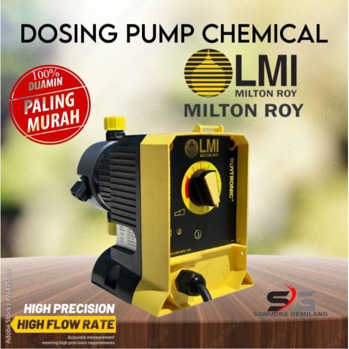 Jual Dosing Pump LMI PD043-828Ni Metering Pump Chemical Milton Roy Lmi ...