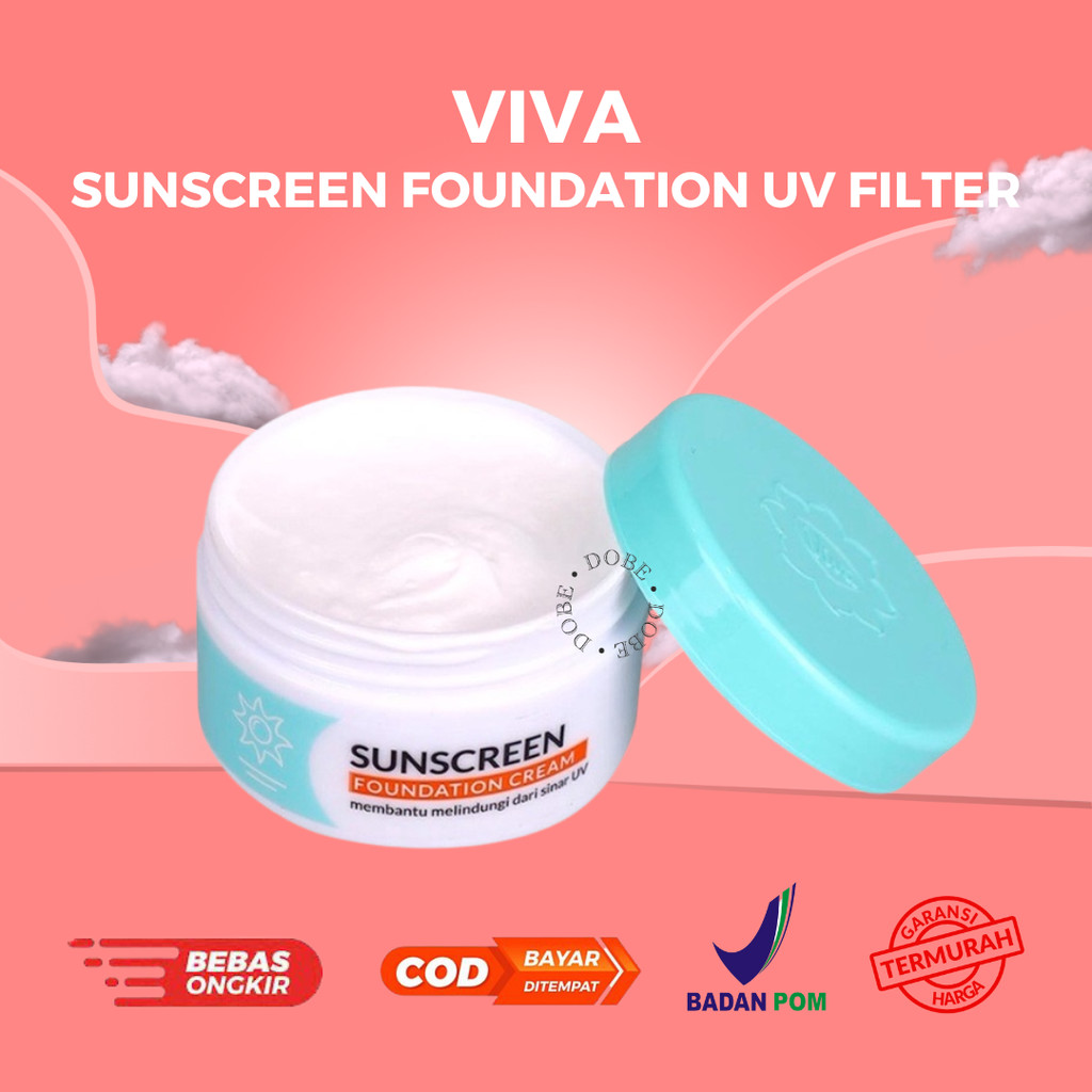 Jual VIVA Sunscreen Foundation UV Filter - 22gr | Shopee Indonesia