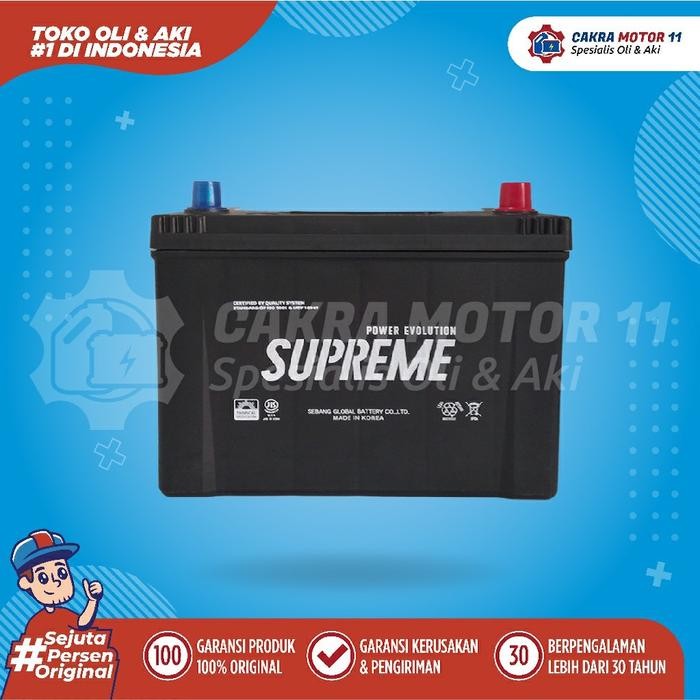 Jual SUPREME BATTERY 70D23L AKI MOBIL | Shopee Indonesia