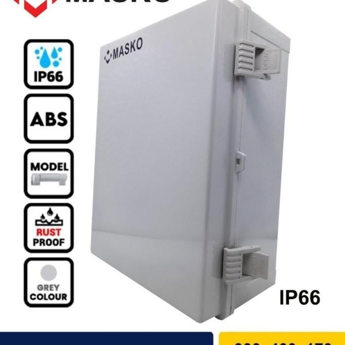 Jual MASKO BOX PANEL 300X400X170 ABS JUNCTION 30X40X17 IP66 DUST PROOF ...