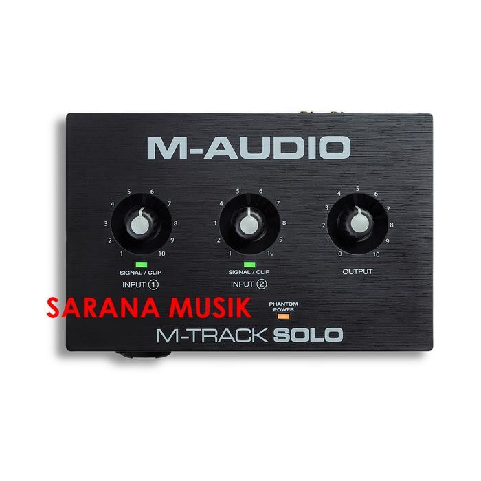 Jual M-AUDIO M TRACK SOLO MTRACK AUDIO INTERFACE SOUNDCARD M TRACK ...