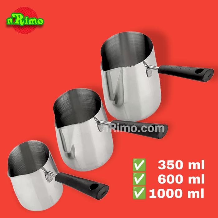 Jual Milk Jug Stainless Steel Gagang Panjang Kopi Susu Latte Frothing ...