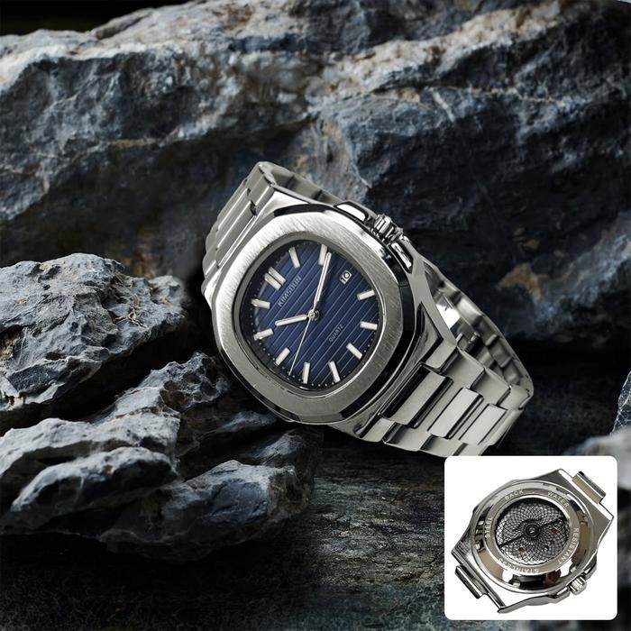 Jual Kimsoun 0022 Jam Tangan Pria Stainless Steel Anti Air Watches ...