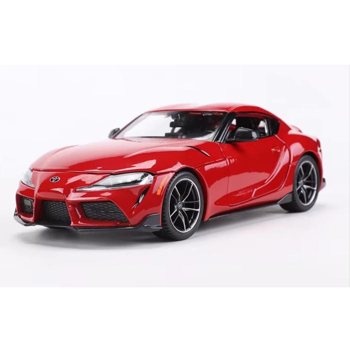 Jual Maisto 1:24 Toyota GR Supra merah / abu abu | Shopee Indonesia