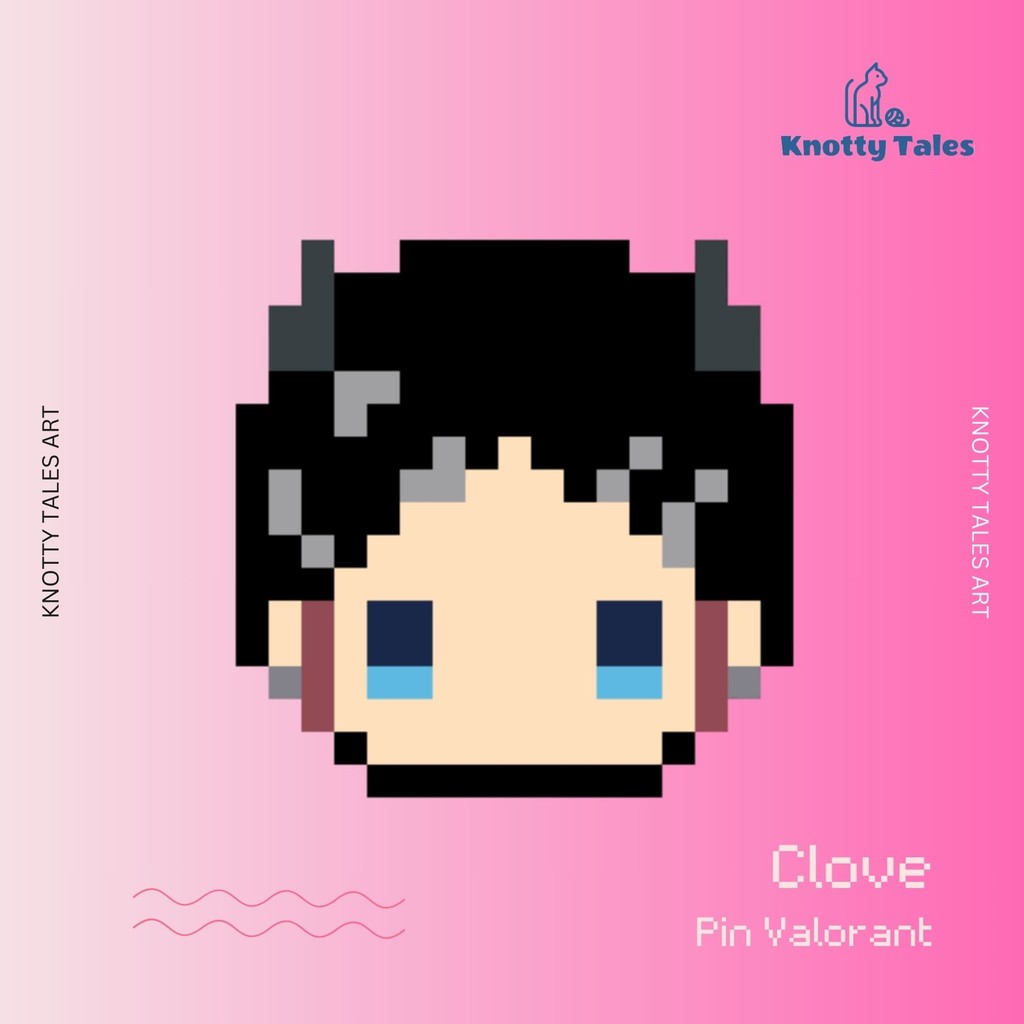 Jual Clove Pin Button Emblem Valorant Merchandise Pixel Anime Handmade ...