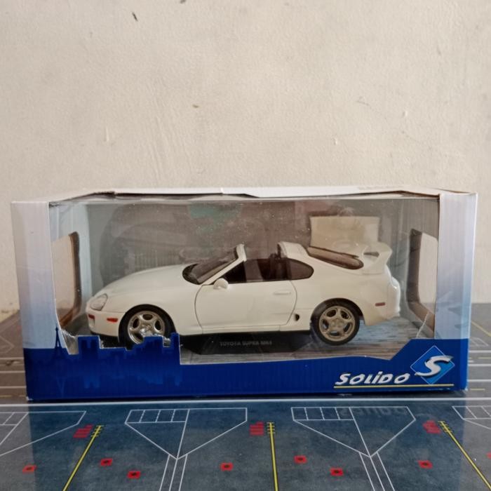 Jual DIECAST TOYOTA SUPRA MK4 PUTIH SKALA 18 BY SOLIDO | Shopee Indonesia