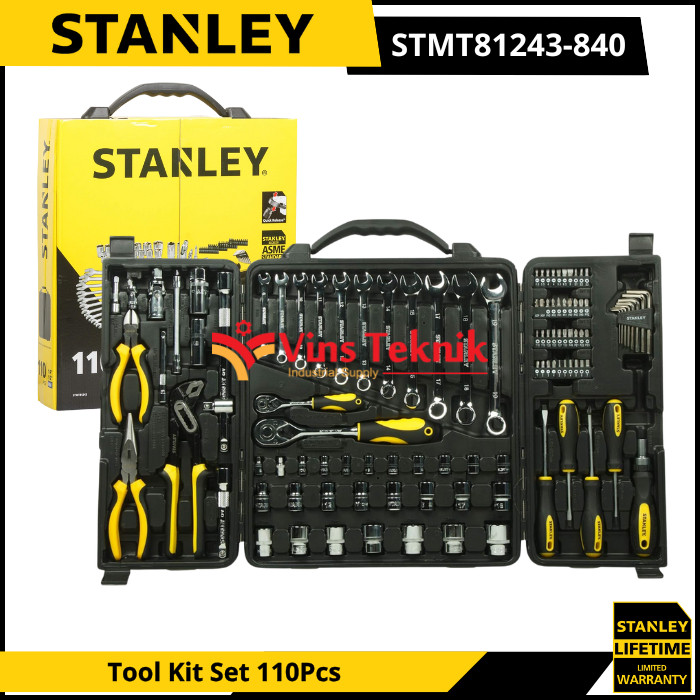 Jual STANLEY STMT81243-840 Tool Set Tool Kit Set Perkakas Hand Tool ...