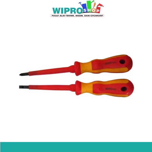Jual WIPRO Obeng Listrik (+)5x125 H0504-2 | Shopee Indonesia