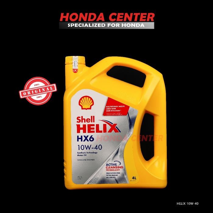 Jual Jual Oli Shell Helix Hx6 10W-40 Galon 100% Original | Shopee Indonesia