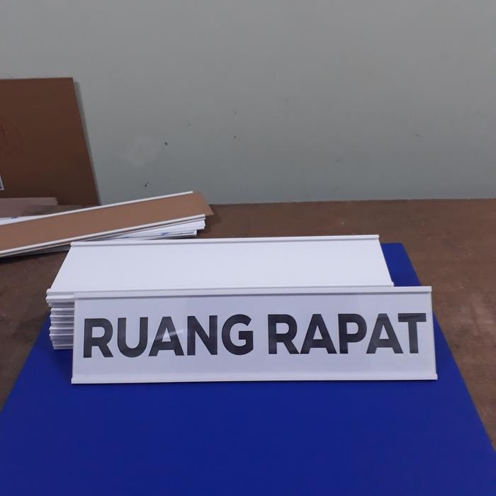 Jual FRAME PAPAN NAMA PINTU BINGKAI NAMA RUANGAN NAME PLATE ACRYLIC ...