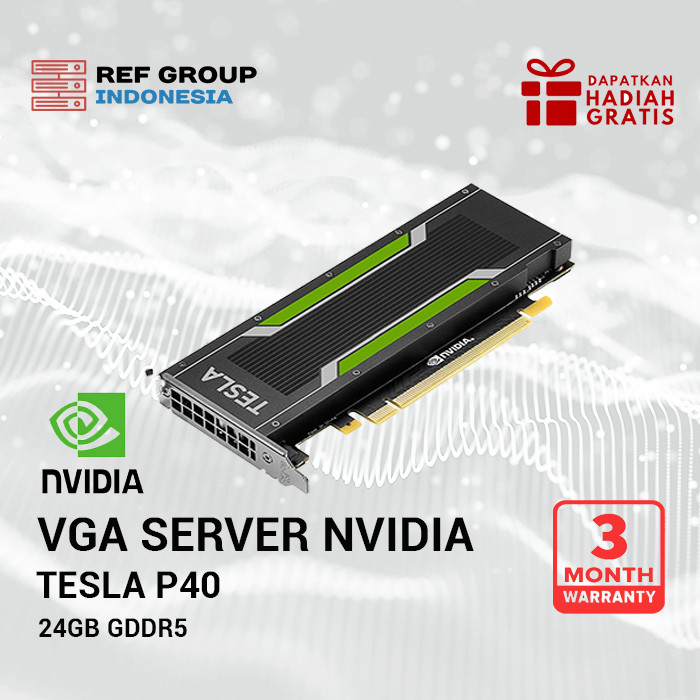 Jual VGA Server NVIDIA Tesla P40 24GB GDDR5 GPU Server AI & Deep ...