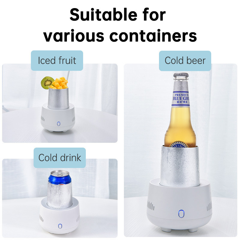 Jual USB Refrigerator Beverage Fast Cooler Cup Electric Beer Bottle Can ...