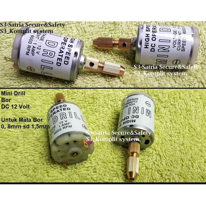 Jual New BOR board papan PCB Mini Drill 12v dynamo Minidrill 6000RPM ...