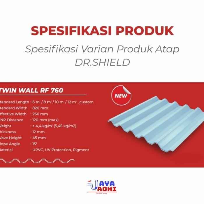 Jual Expert Roof PVC / Atap Dingin PVC Dr. SHIELD | Shopee Indonesia