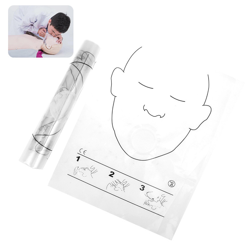 Jual 5/30Pcs Portable Breathing Mask Disposable Cpr Training First Aid ...