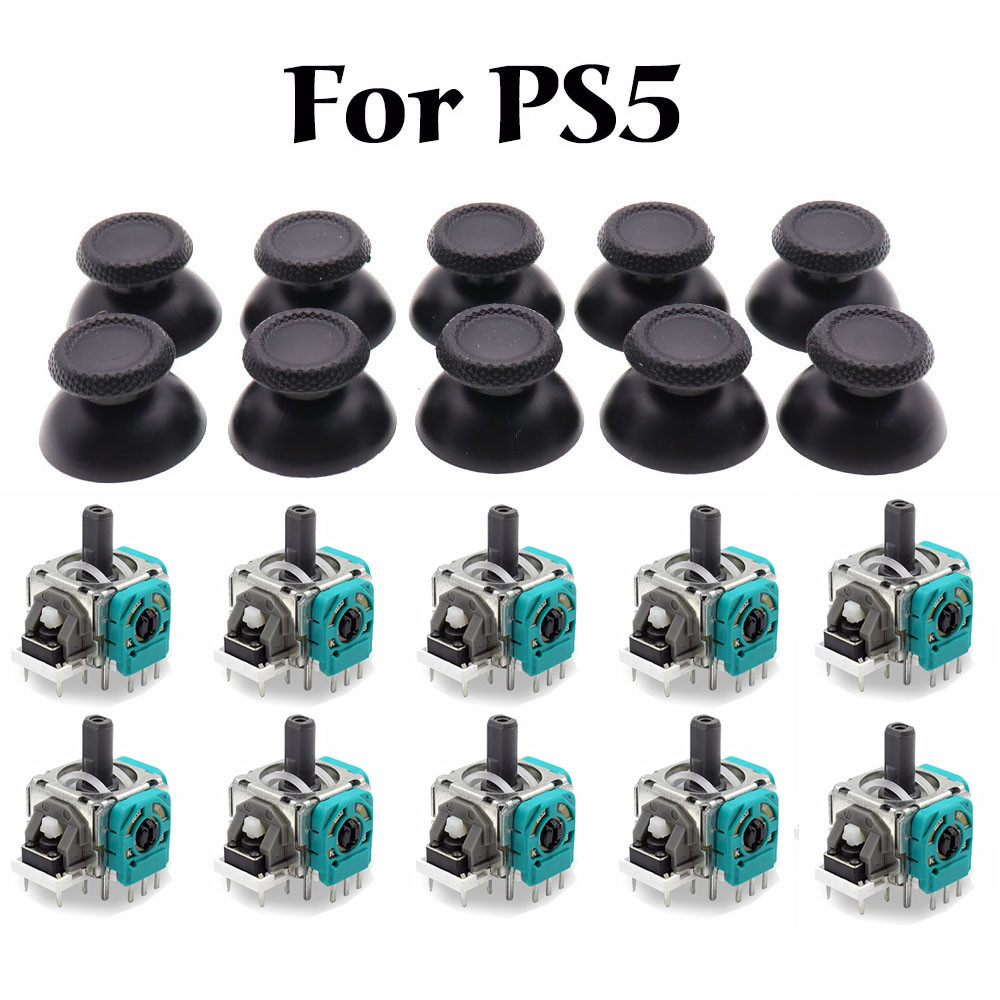 Jual 10 Sets For PlayStation 5 PS5 Controller 3D Analog Joystick Sensor ...