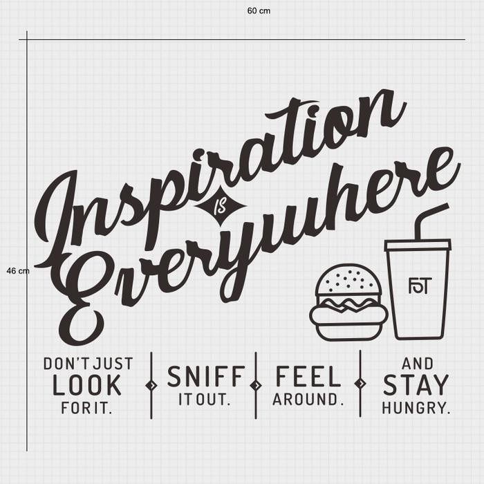 Jual Sticker Kaca Cafe Resto Cutting Sticker Dinding Burger Fast Food ...