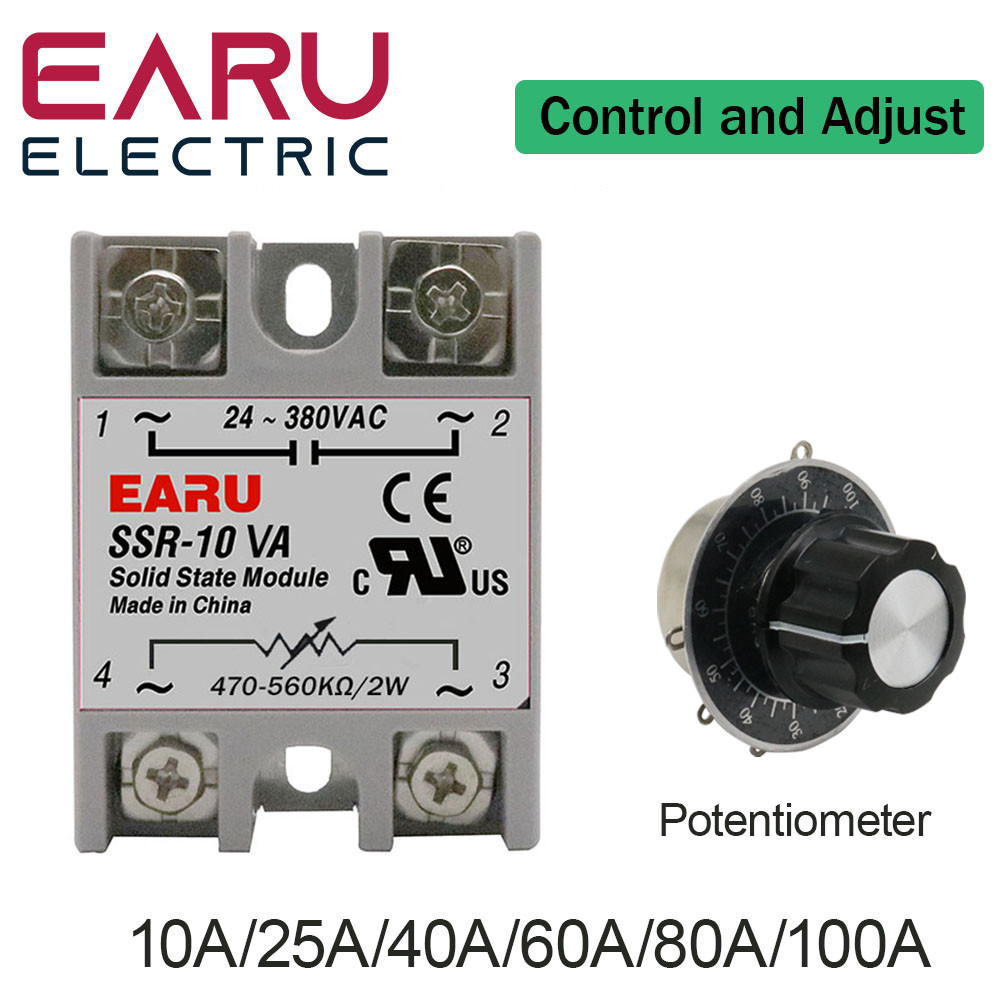 Jual Vareraaa SSR-10VA SSR-25VA SSR-40VA SSR Solid State Relay Voltage ...