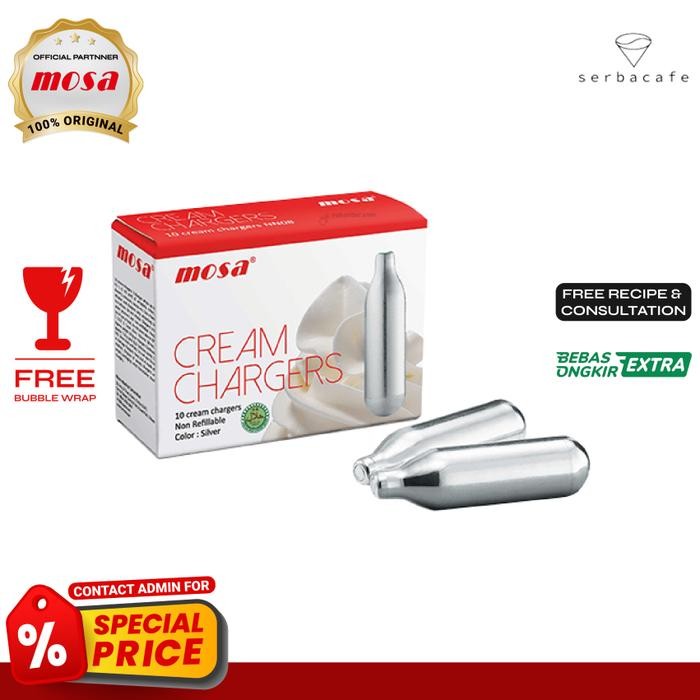 Jual Mosa Cream Charger Nitrogen (N2O) | Shopee Indonesia