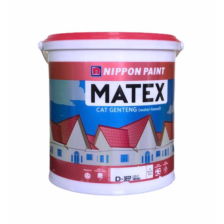 Jual Cat Atap Genteng Matex Nippon Paint 2.5 Liter | Shopee Indonesia