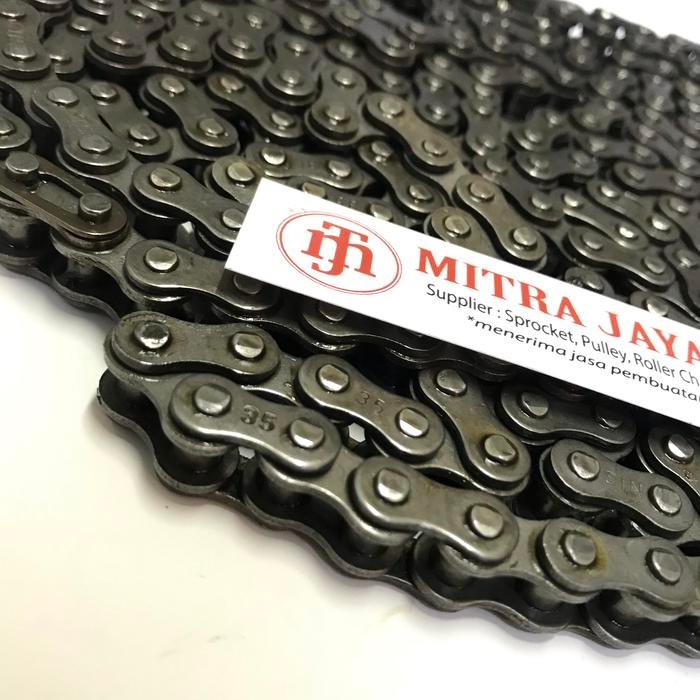 Jual Roller Chain Rs 35-1 (Rantai Sprocket Single) | Shopee Indonesia