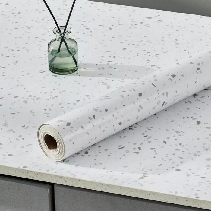 Jual napa Sticker Dinding Dapur Sooku Motif Marmer Anti Minyak Ukuran 3 ...