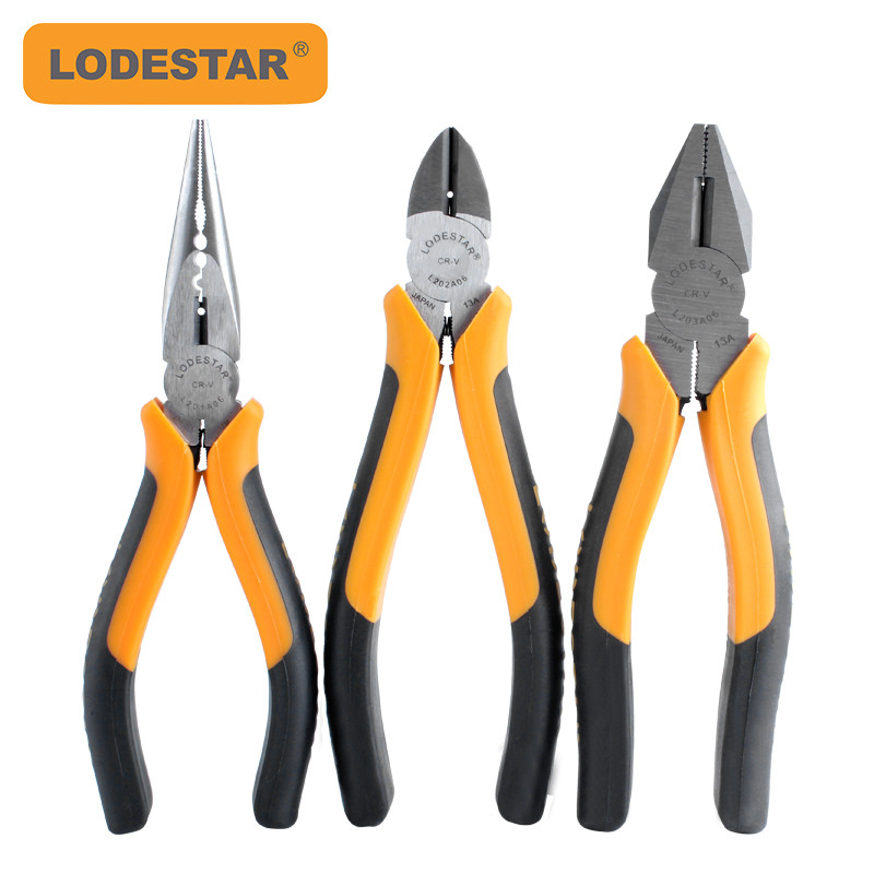 Jual New LODESTAR Multifunctional Universal Diagonal Plier Flat Nose ...