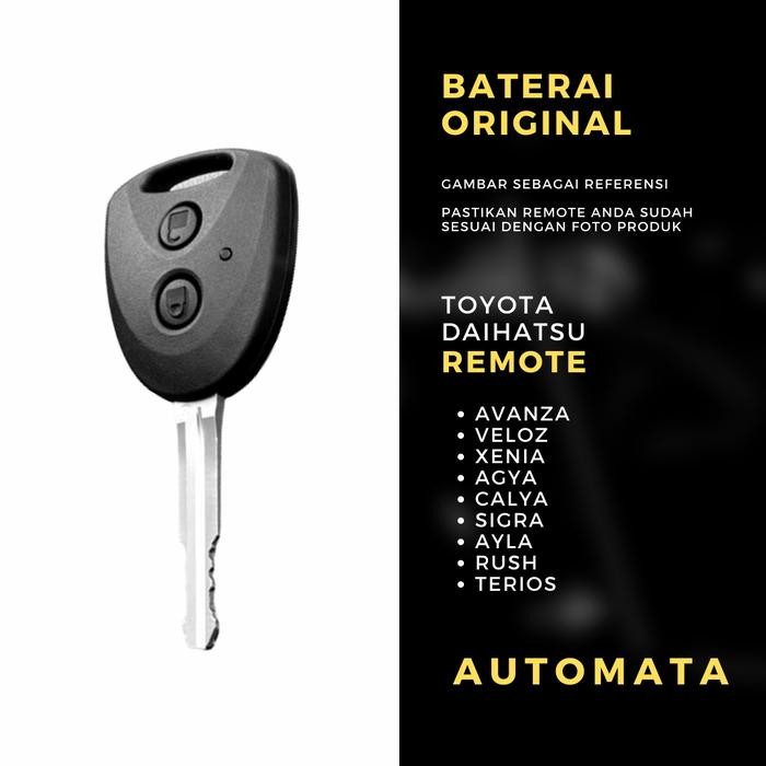 Jual Baterai Remote Kunci Mobil Agya Calya Ayla Sigra Avanza Rush Xenia ...