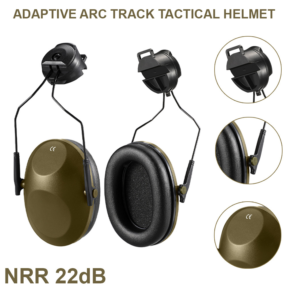 Jual Anti-Noise Ear Plugs Tactical Hunting Ear Defenders Helmet Version ...