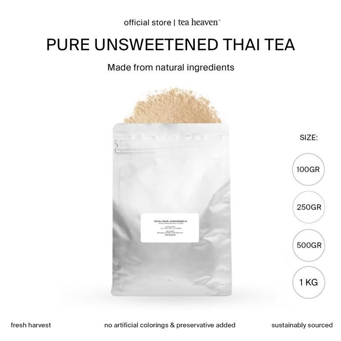 Jual Pure Unsweetened Bubuk Thai Tea Powder Bulk Cafe Restoran Base ...