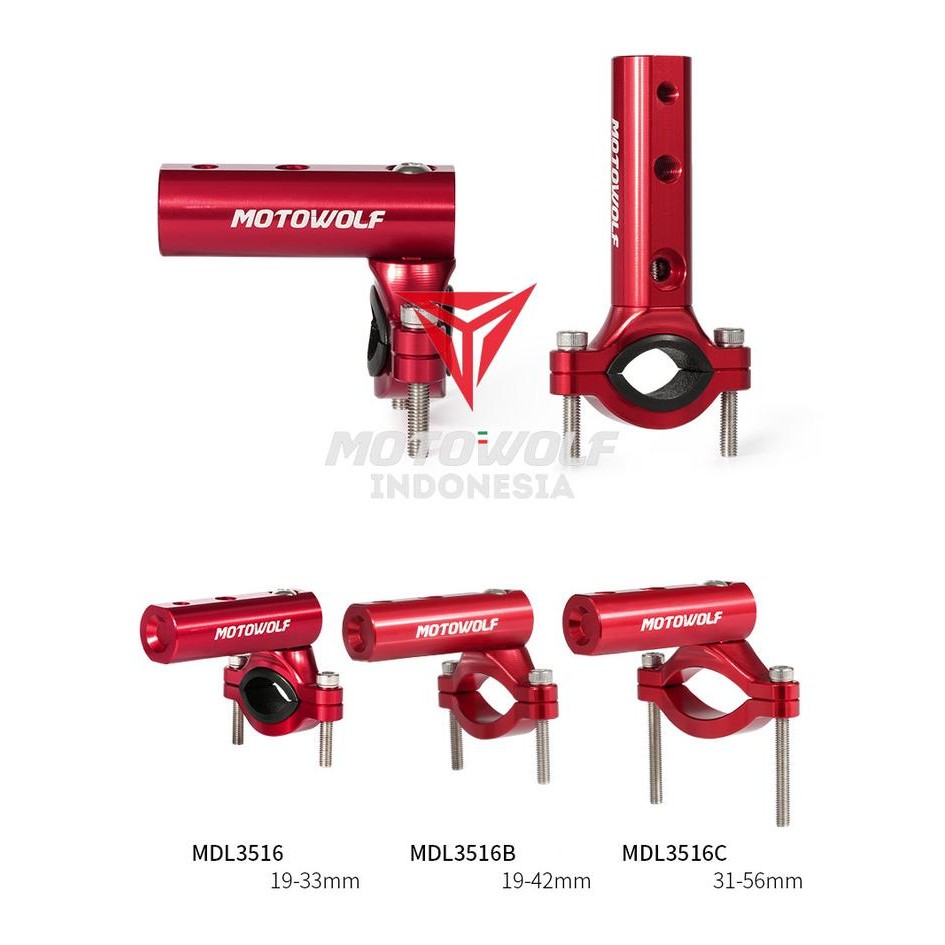 Jual Bracket Multifungsi Universal Jepit Stang, Pipa, Shockbreaker MDL ...