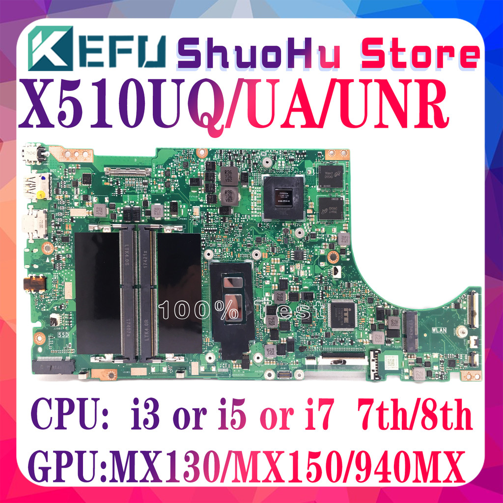 Jual KEFU X510UQ Laptop Motherboard For ASUS X510UNR X510UR S5100UR ...