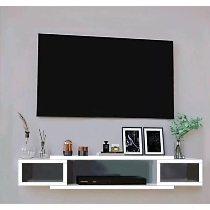 Jual [COD] RAK TV DINDING KAYU MODEL GANTUNG MINIMALIS - TEMPAT ...