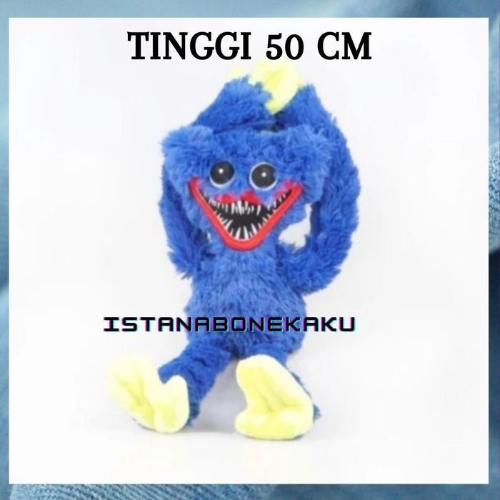 Jual Boneka Huggy Wuggy ( Hagi Wagi ) 40 cm Stuffed Plus Game Poppy ...